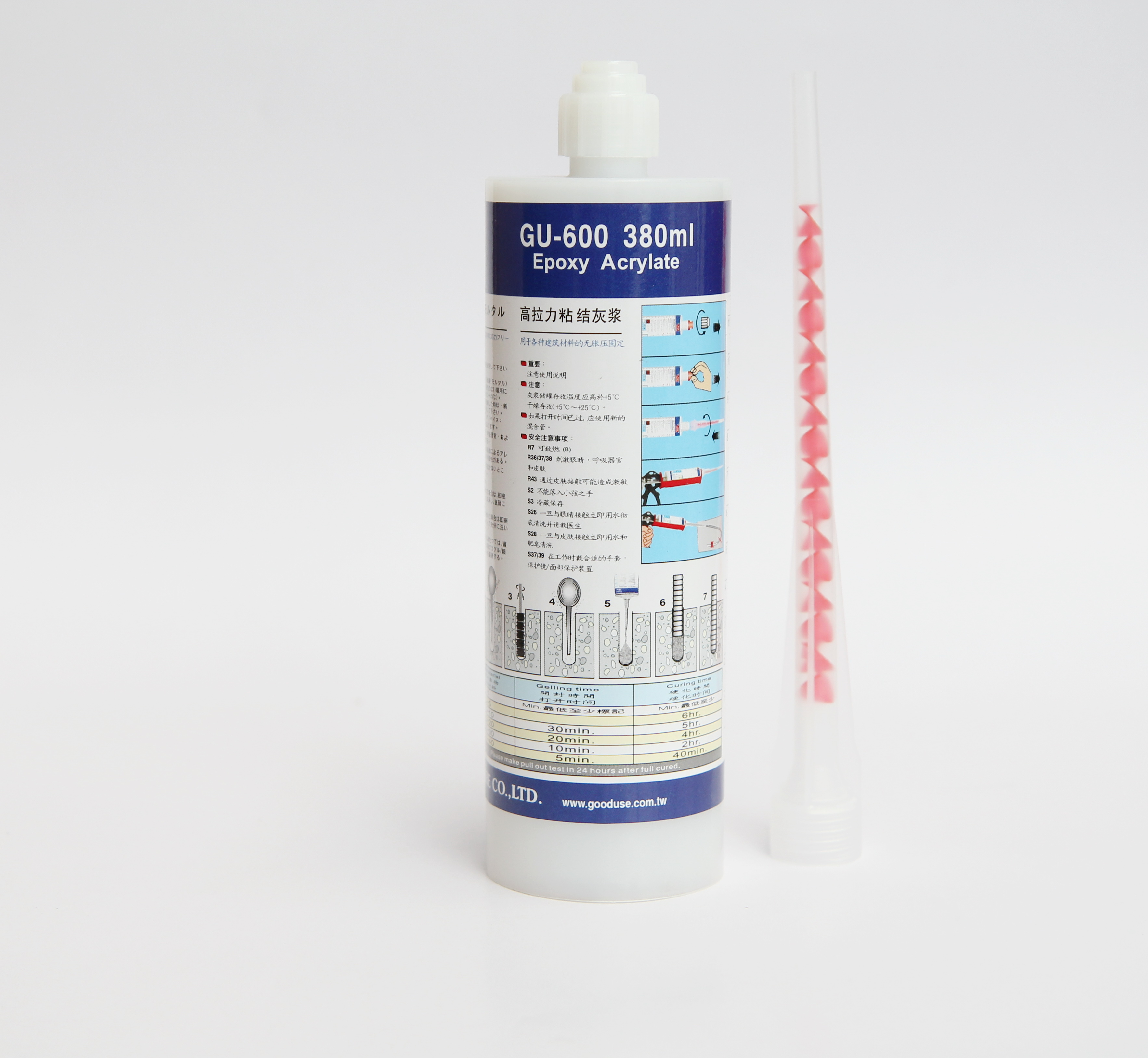 Epoxy Acrylate With Styrene 380 ml - quality Chemical Anchors with ...