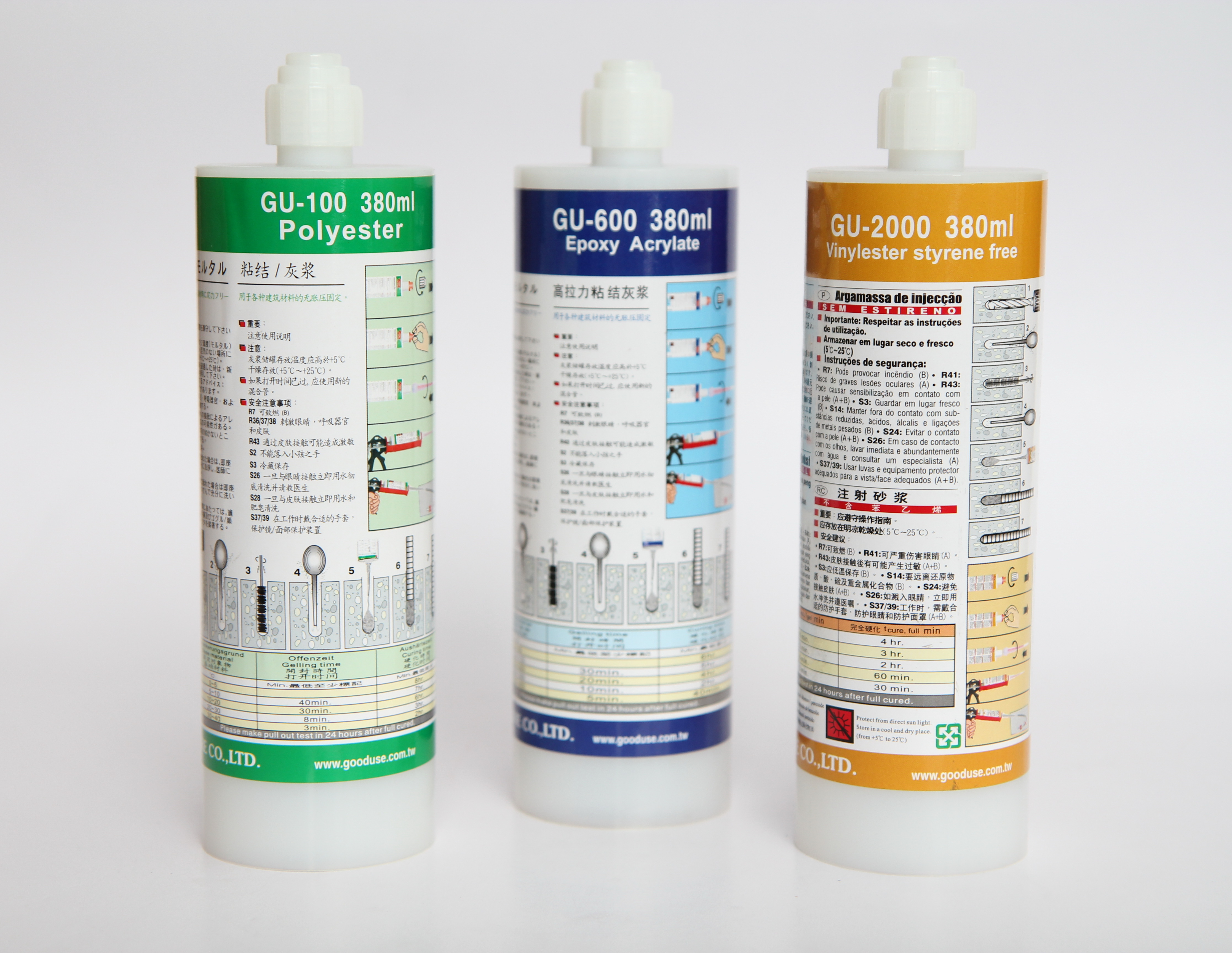 Epoxy Acrylate With Styrene 380 ml - quality Chemical Anchors with ...